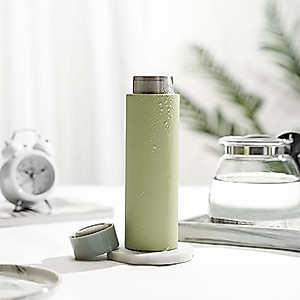 Stainless Steel Mug, Vacuum Insulated Coffee Travel Mug (12-Ounce, Green)