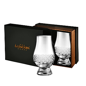 GLENCAIRN DIAMOND CUT WHISKY GLASS, SET OF 2 IN PRESENTATION BOX