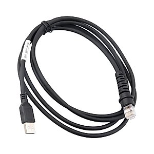 VOTTAN MS1690 Focus MS1890 MS9520 MK9540 MS9590i USB A to RJ45 USB Cable for Honeywell MS Series Barcode Scanner (2M / 6FT Flatted USB Port)