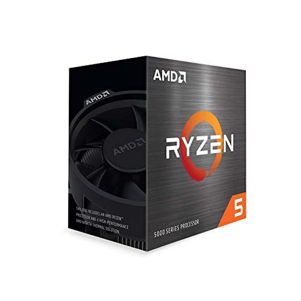 AMD Ryzen 5 5600X 6-core, 12-Thread Unlocked Desktop Processor with Wraith Stealth Cooler