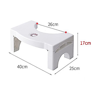 Folding Toilet Stool for Adults or Children,Fit for All Toilets (P01)