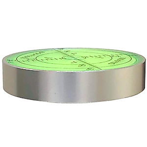 Aluminium Bullseye Round Precision Spirit Level 60mm Caravan