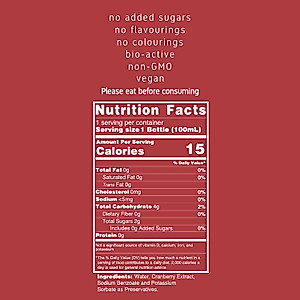 CRANEL UTI BV Support Cranberry Elixir, 1X Bottle (1 Week Supply) + Free pH Test Kit (4X Tests), Clinically-Proven, Packed with 3,000 Real Cranberries (Tart Taste) Vegan & Non-GMO, Zero Added Sugar