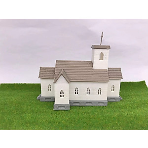 Railway Layout Scenery Country N Scale 1:150-160 Church Miniatures Model