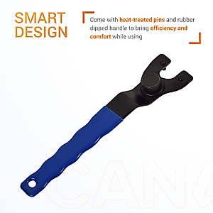 Canamax SEWA20 Adjustable Lock-nut Grinder Wrench Premium Replacement Part - Compatible with Dewalt Bosch & other Grinders (1-3cm)