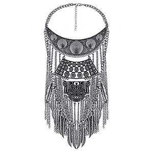 YAZILIND Collar Necklaces Pendants Exaggerated Vintage Maxi Choker Statement Collier Boho Women Jewelry