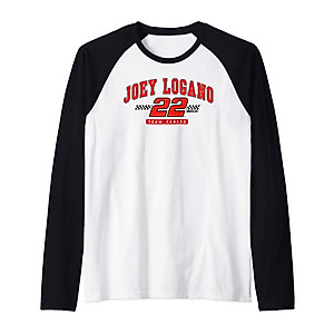 NASCAR - Joey Logano - Arch Raglan Baseball Tee