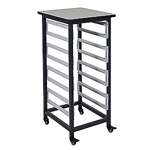 LUXOR MBS-SR-8S Mobile Bin System - Single Row
