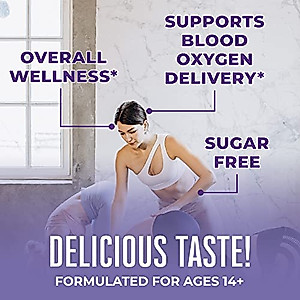 MaryRuth's Iron + Vitamin C Gummies for Adults | Sugar Free | Gummy Iron Supplements + VIT C for Ages 14+ | Iron Supplement for Iron Deficiency | Immune Support | Vegan | Non-GMO | 60 Count