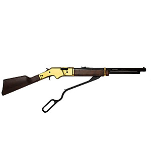 Barra Air Guns 1866 Cowboy Rifle .177 Caliber BB Gun Kit for Kids and Youth - Lever Action Pump (Gold Junior Bundle)
