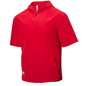 Rawlings Boys' COLORSYNC -Short Sleeve -Jacket Youth, Red, Medium