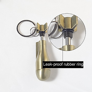 EwiutoijngiQan Permanent Match Fire Starter Permanent Match Waterproof Emergency Survival Camping Keychain Lighter for Outdoor(No Oil) (Silver-5pcs)