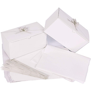 MPFY- Gift Box, 10 Pack, 9x4.5x4.5Inch, White, Gift Boxes with Lids, Bridesmaid Proposal Box, Gift Boxes for Presents, Small Gift Boxes, Bridesmaid Box, White Gift Boxes, White Box, Gift Box with Lid