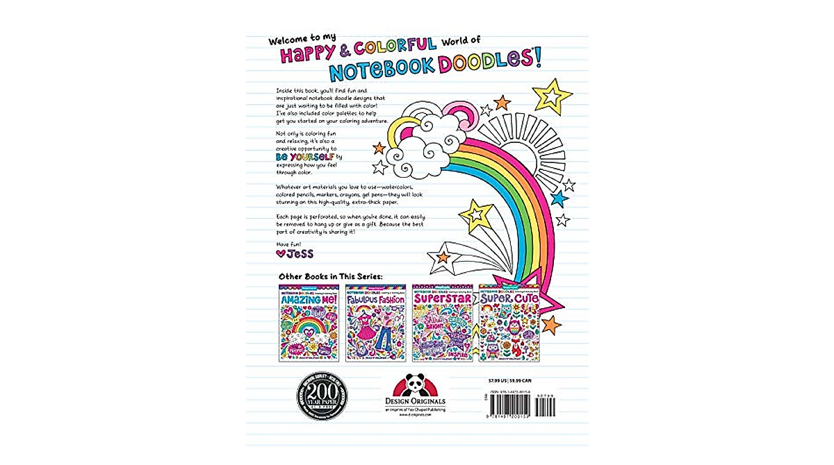 Notebook Doodles Go Girl! Coloring & Activity Book for Tweens