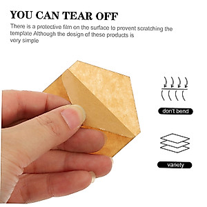 KONTONTY Patchwork Crafting Molds 27 Sets of Acrylic Quilting Templates Sewing and Craft Templates for Quilting