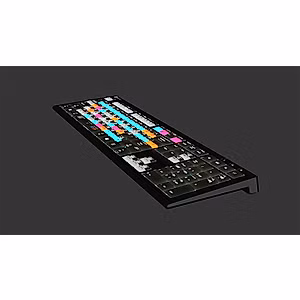 Logickeyboard Designed for Photoshop CC, InDesign CC and Illustrator CC Compatible with Win 7-11 - Astra 2 Backlit Keyboard # LKB-AGDA-A2PC-US