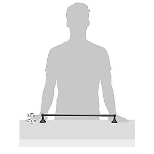 Amazon Basics AB-BR840-FB Towel Bar-Standard, 24-Inch, Flat Black