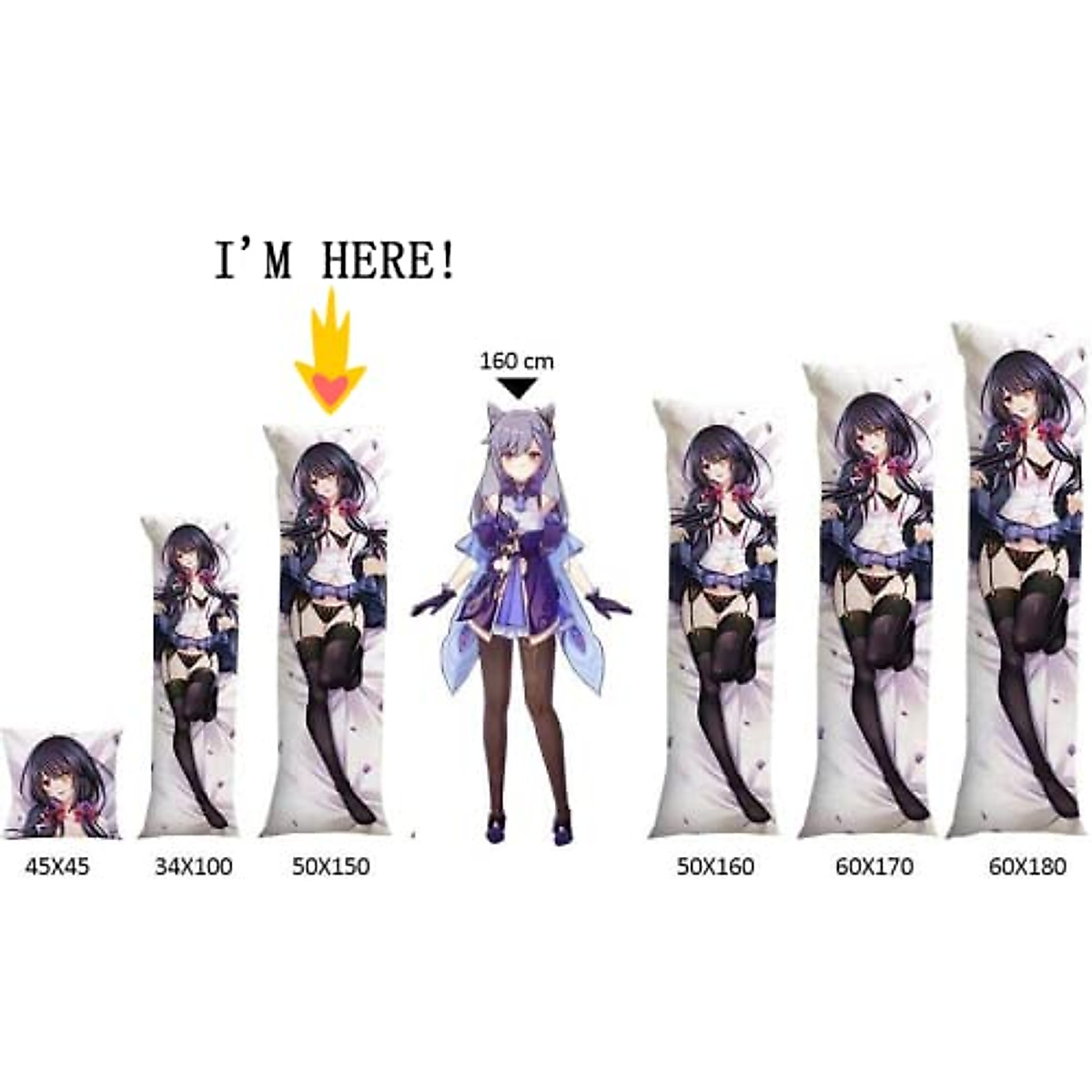 Anime Long Pillow Panas Anime Undertale Man Beding Memeluk Tubuh Sarung Bantal Penutup Kulit Persik Otaku 2 Cara Sarung Bantal Keren Untuk Ulang Tahun 59inches X 20inches(150cm X 50cm)