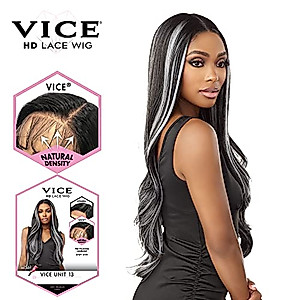 Sensationnel Vice Lace front wig - HD Transparent Lace Pre-plucked Hairline with Babyhair 5 Inch Deep Part - Vice Unit 13 (BALAYAGECARAMEL) 1.0 Count