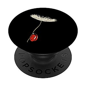 Dandelion Seeds with Ladybug Gift for yellow Flowers Friends PopSockets Swappable PopGrip