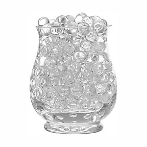 PMLAND 20000+ Pieces Vase Filler Water Beads Growing Crystal Gel for Home Decoration Wedding Centerpiece Floral Plants Helper and More - Clear