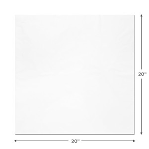Hallmark Bulk White Tissue Paper (100 Sheets) for Birthdays, Christmas, Graduations, Gift Wrap, Crafts, DIY Paper Flowers, Tassel Garland, Gift Baskets