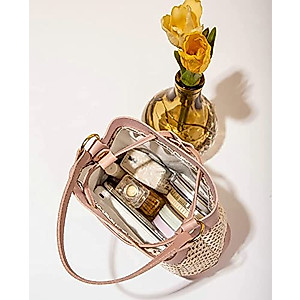 Straw Bag for women Summer Beach Bag Woven Hobo Handbag Work Tote Bag Vacation Bucket Bag Crossbody Purse