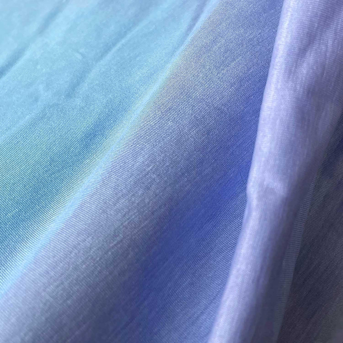 Heat Reactive Fabric Temperature-Sensitive Color-Changing Fabric Thermochromic Cloth，Novel Fabric for DIY Home and Commercial Application As Garment Craft Curtain Tablecloth (Purple to Blue)