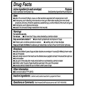 Amosan Oral Wound Cleanser