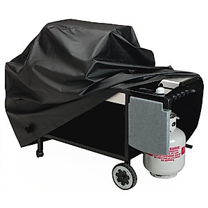 Mr. BBQ Platinum Prestige Large Grill Cover - Helps Prevent Cracking and Rusting - Waterproof Material - UV Protection - Snow and Rain Protection - Heat and Flame Resistant-59"x19"x42"