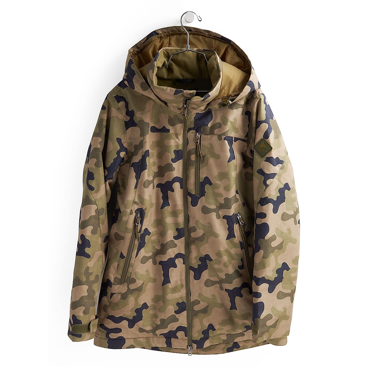 Burton Women's Standard Lelah Jacket, Martini Olive Terra Camo, Medium