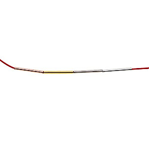 Baosity 50x 20x2mm Smooth Long Straight Tube Noodle Bead Jewelry Making - Silver White