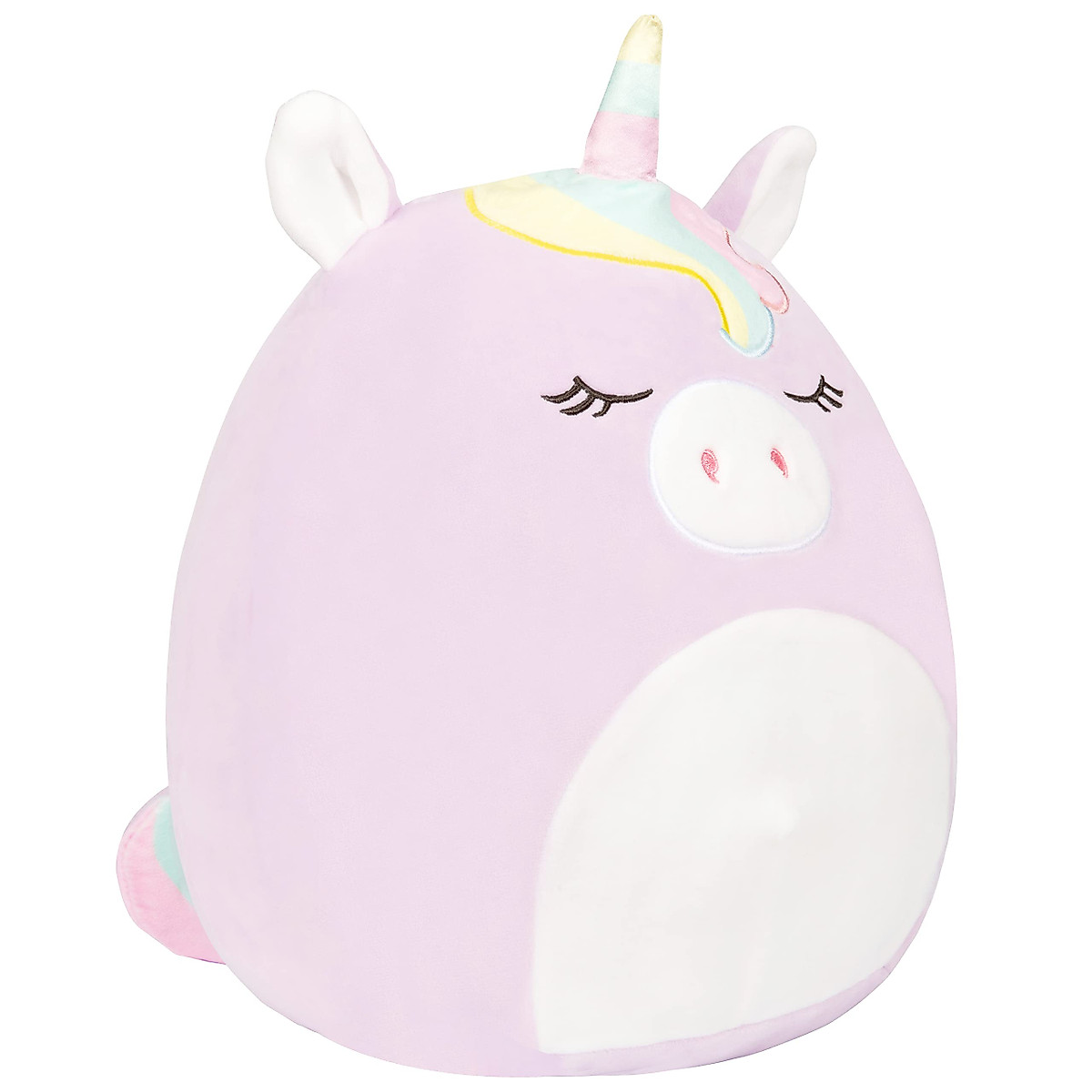 Squishmallow Large 16" Silvia The Purple Unicorn - Official Kellytoy Plush - Soft and Squishy Unicorn Stuffed Animal Toy - Great Gift for Kids