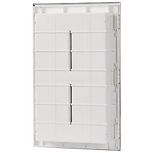 Zaca Spacecab Media Recessed Medicine Cabinet, 16" W x 26" L
