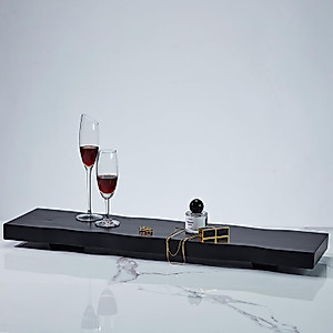 Generic Teak Wood Bath Caddy (Black)