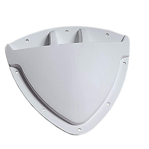 Class A Customs | RV ATV Cycle Truck Cargo Work Trailer Side Air Vents | Two Pack | White | High Tech/Arrow Design