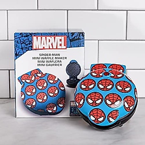 Uncanny Brands Marvel Spider-Man Mini Waffle Maker - Marvel Kitchen Appliance