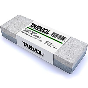 Combination Knife/Tool Sharpening Stone (2 Sided - Ultra Fine & Medium Grit) - Rectangle Sanding Stone Block - Perfect for Sharpening & Polishing Knives, Tools, Bits, Chisels