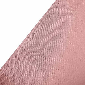 TABLECLOTHSFACTORY Pack of 5 Premium Dusty Rose 20" x 20" Washable Polyester Napkins Great for Wedding Party Restaurant Dinner Parties