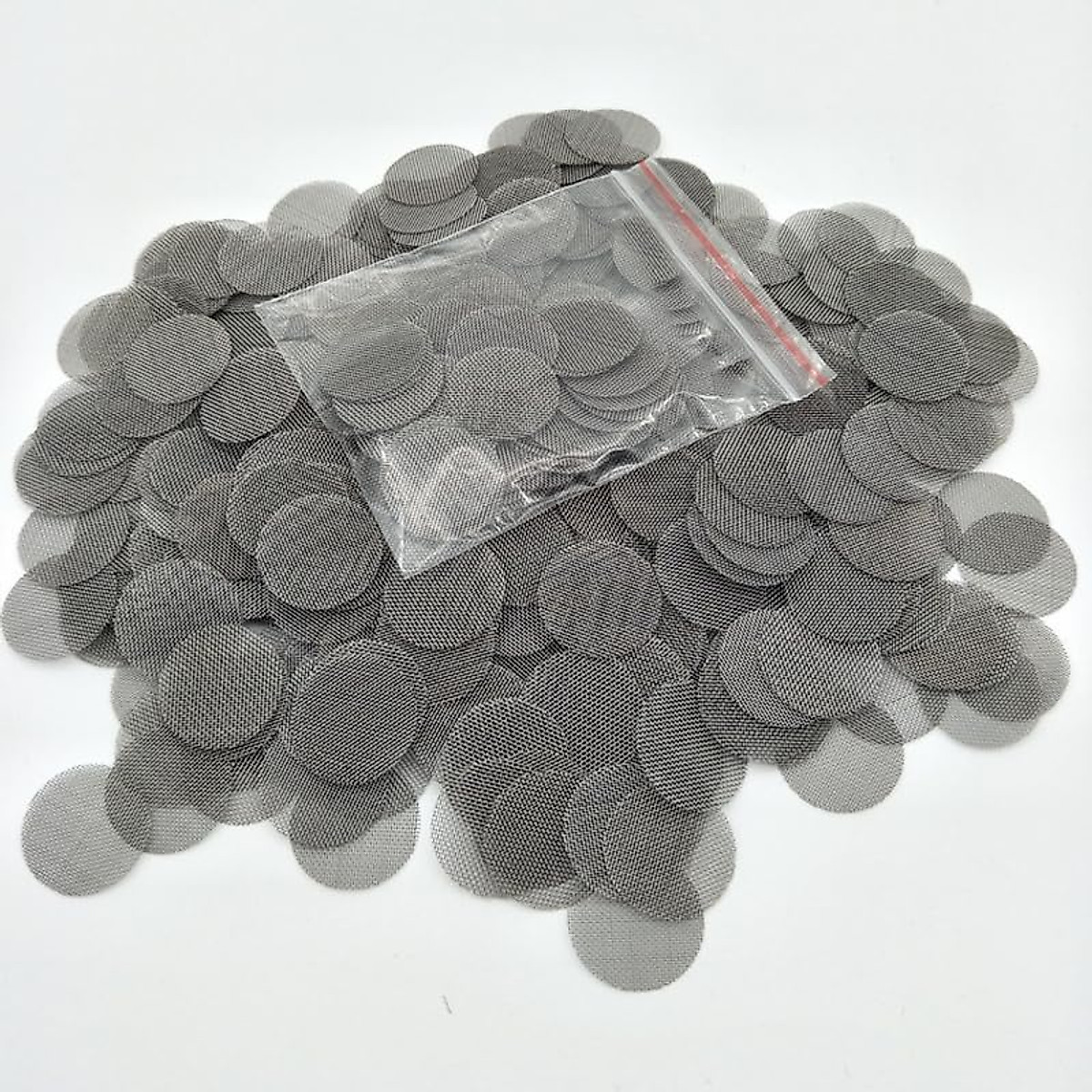 100pcs Faucet Screen Replacement Faucet Aerator Screen Faucet Aerator Stainless Steel 3/4" (0.75"/19.05mm)