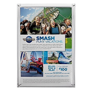 MALKO Modern Comic Book Acrylic Slab Display Case - Current Comics Magnetic Showcase - 2 PACK