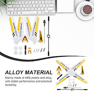 ibasenice RC Helicopter Replacement Parts - A Helicopter Blade Connect/SG Buckle Shaft Inner S Tail Balance, Spare Blades for RC Helicopter