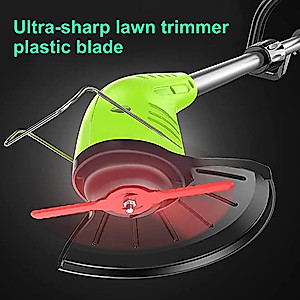 Tool Part for String Trimmer Head Blades Replace 24 PC Plastic Cutter Blades Replacement for Cordless Grass Trimmer