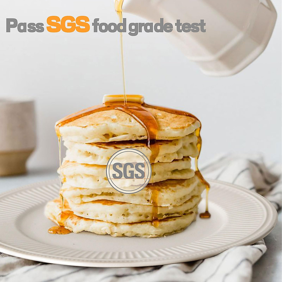 Artena Ceramic Dinner Plates Set of 4, 10.5 inch Embossed White Kitchen Plates for Salad, Dessert, Appetizer, Steak, Serving Dishes for Entertaining, Modern Large Flat Plates for Restaurant, Parties