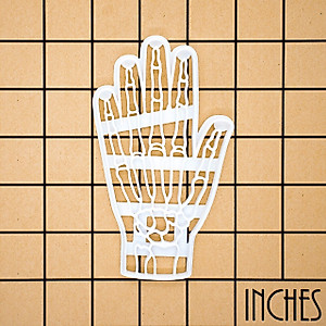 Anatomical Human Hand Bone X-Ray cookie cutter, 1 piece - Bakerlogy