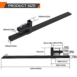 Clamp-On Pallet Forks 60" Total Length 4000 LB Capacity Heavy Duty Front Loader Forks for Loader Bucket Skid Steer Tractor