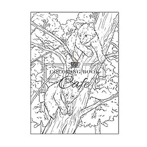 100 Wildlife Scenes: An Adult Coloring Book Featuring 100 Most Beautiful Wildlife Scenes with Animals, Birds and Flowers from Oceans, Jungles, Forests and Savannas
