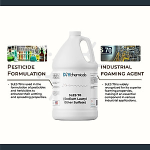 DIYChemicals | High Purity 70% Sodium Lauryl Ether Sulfate (SLES) (1 Gallon)