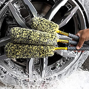 Chemical Guys ACC617 & ACC615 Rimpaca Ultimate Wheel Brush 5 Piece Maxi Set (Soft Wheel Cleaners)
