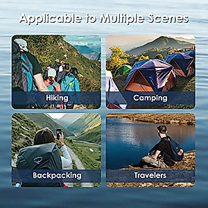 Easiestsuck 0.01μm Ultra-Filtration Water Filter Pump, Water Purification System for Hiking, Camping and Travel, Reduce up to 99% Chlorine